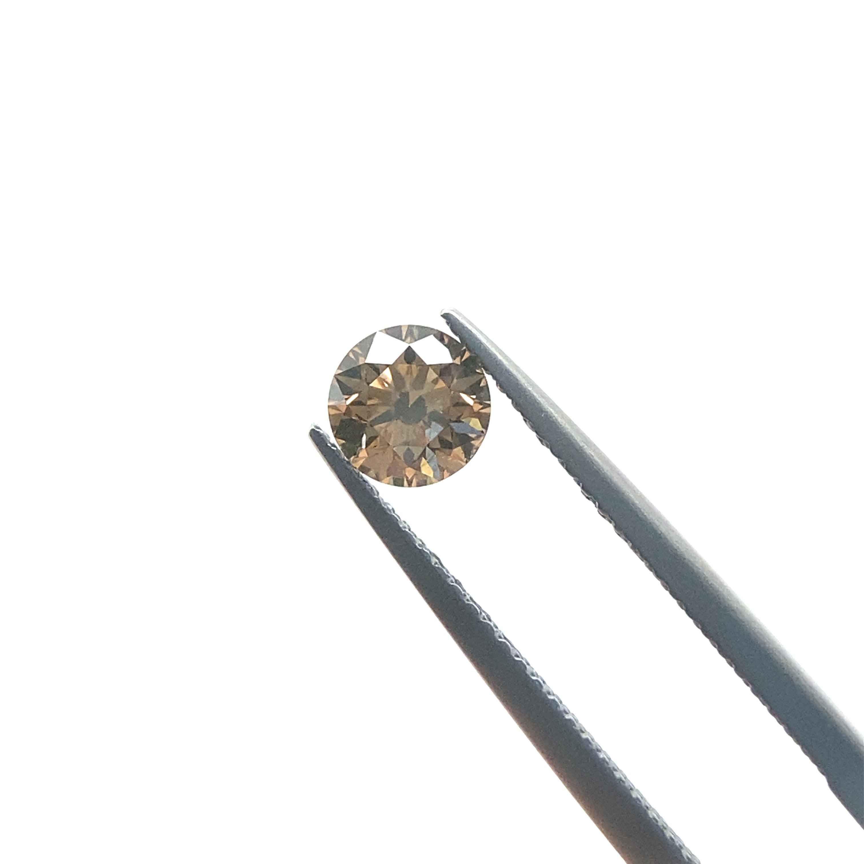 Cognac Diamond Round 0.76ct – Ajanta Afrika