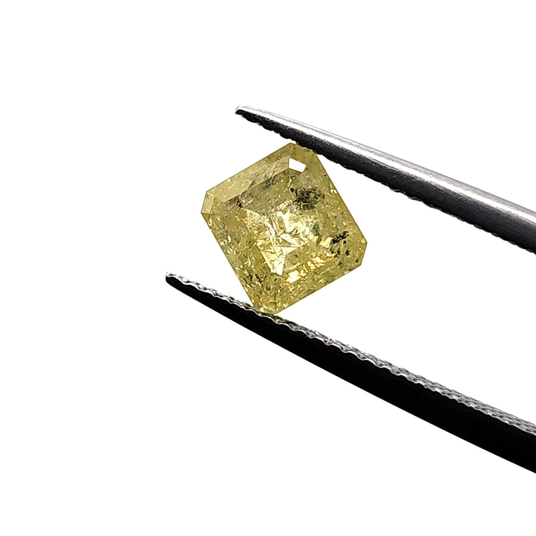 Yellow Diamond Octagon 1.578ct – Ajanta Afrika