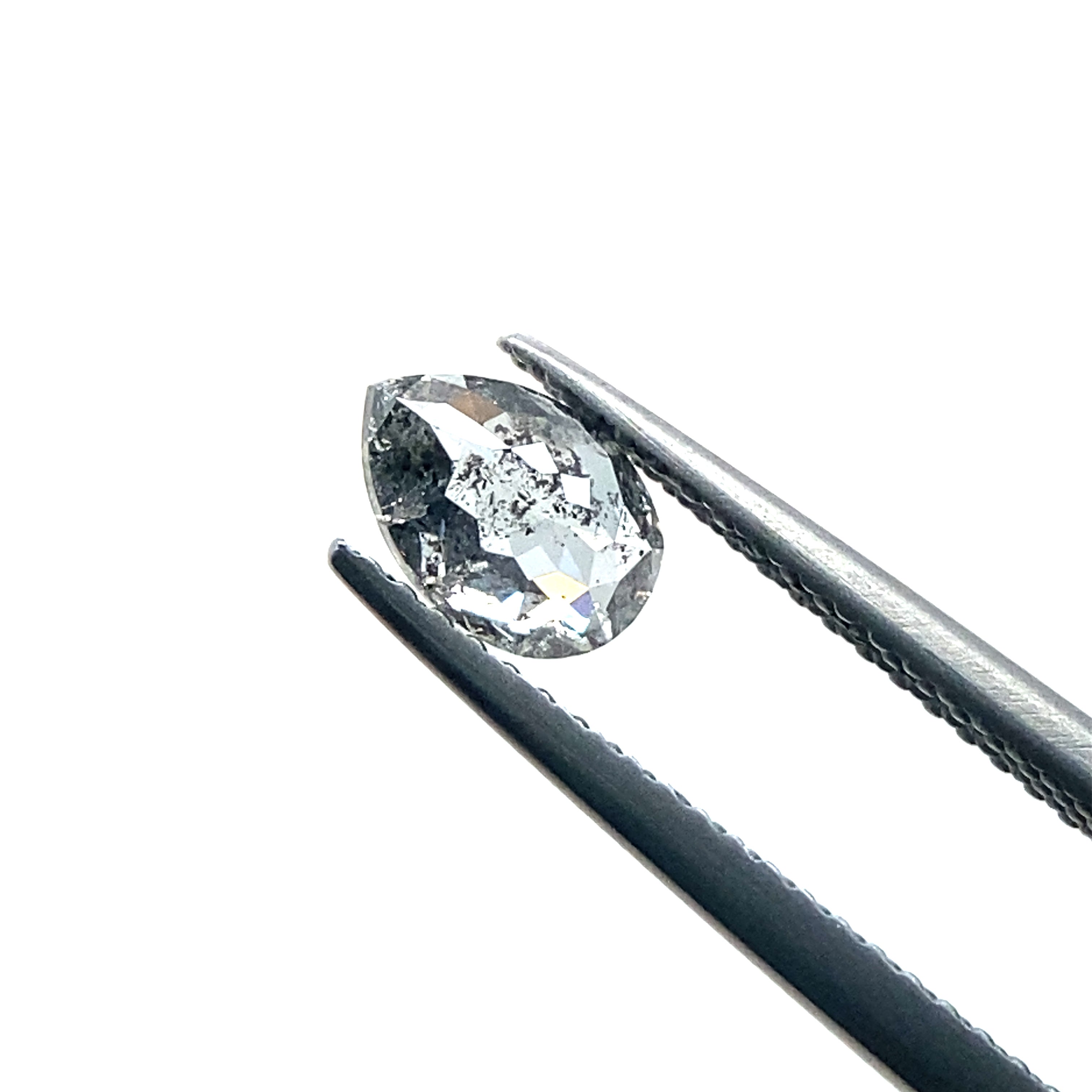 Salt & Pepper Diamond Pear 0.71ct – Ajanta Afrika