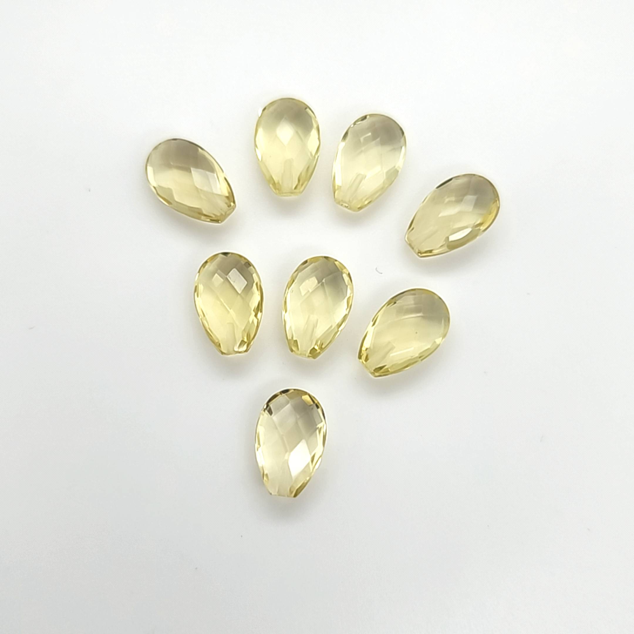 Lemon Quartz Briolette and Polished Drops – Ajanta Afrika